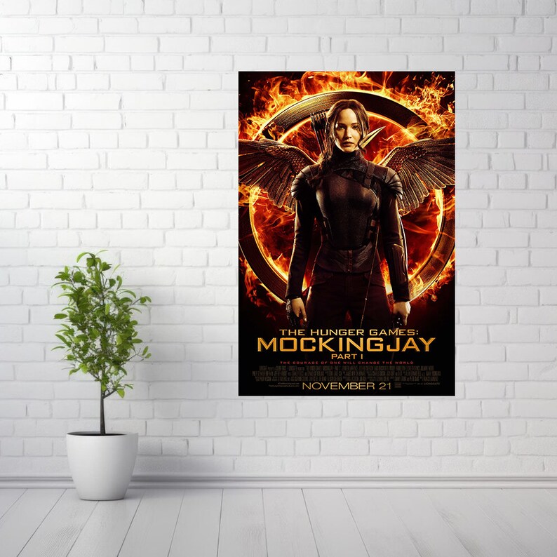 The Hunger Games Mockingjay Movie Poster, Canvas Poster Printing ...