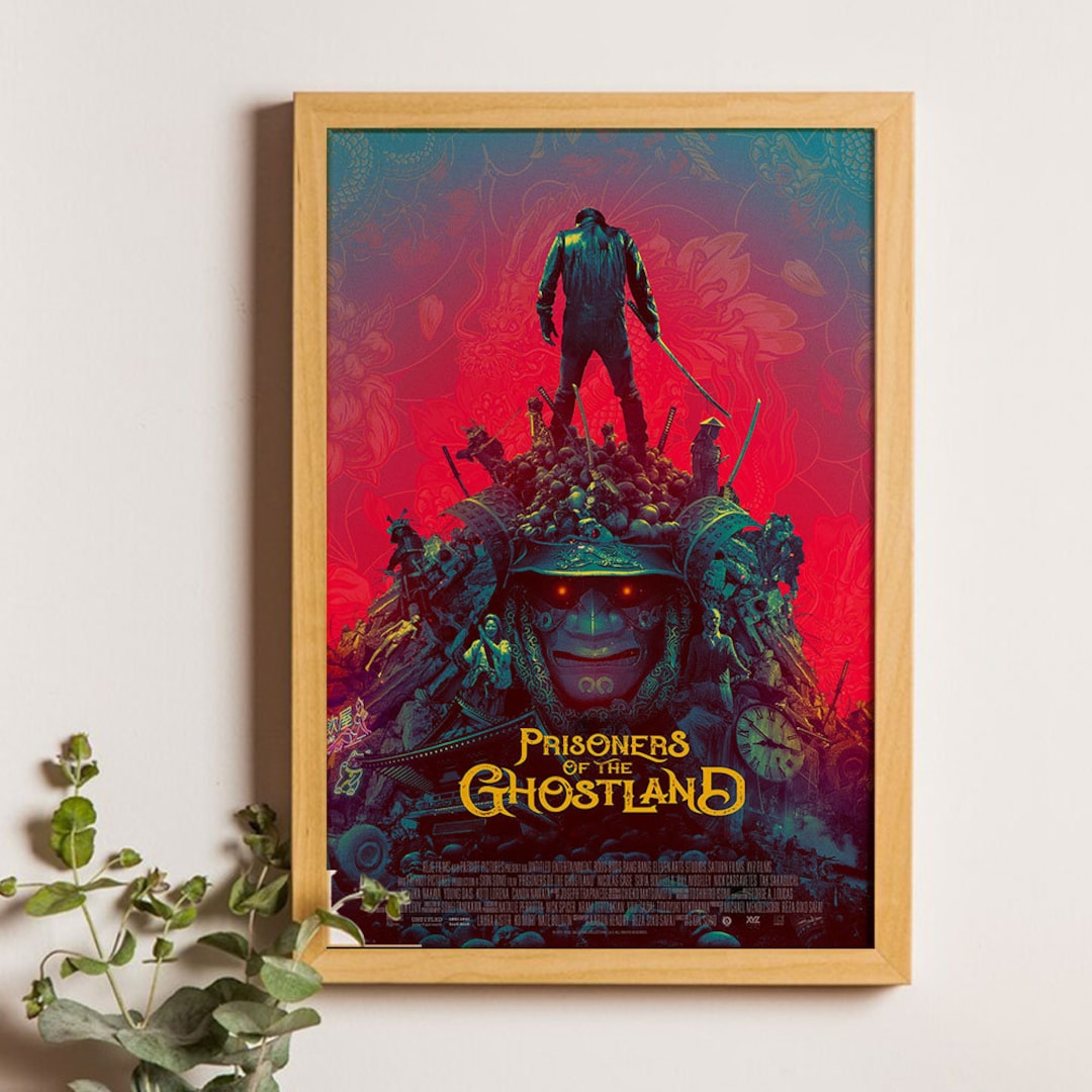 Prisoners of the Ghostland Movie Poster, Canvas Printing, Classic Film Poster, Wall Art for Room ...