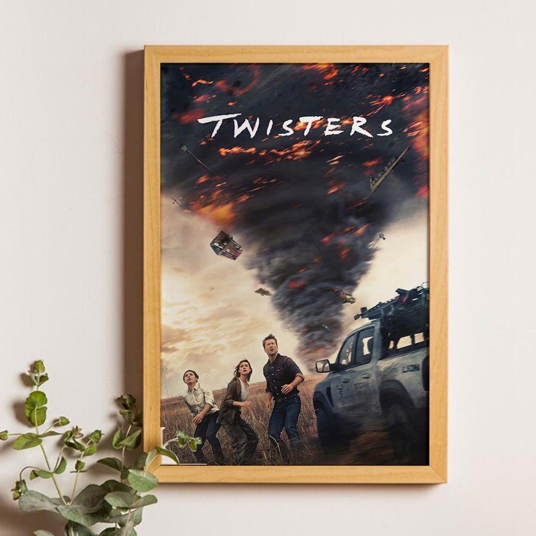 Twisters Movie Poster, Canvas Poster Printing, Classic Movie Poster ...