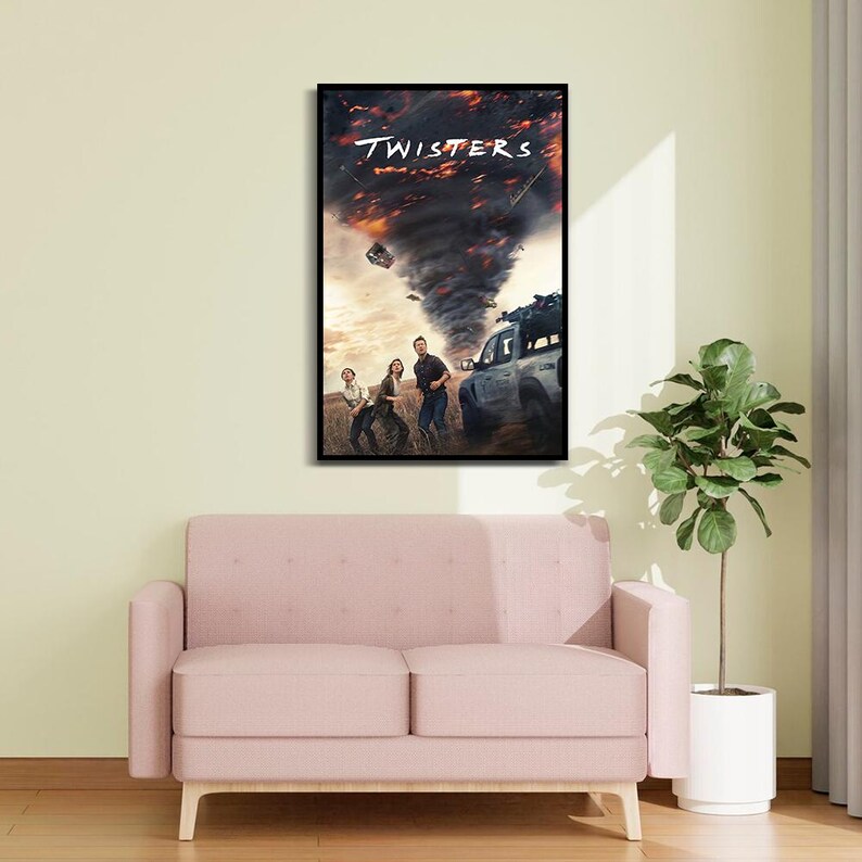 Twisters Movie Poster, Canvas Poster Printing, Classic Movie Poster ...
