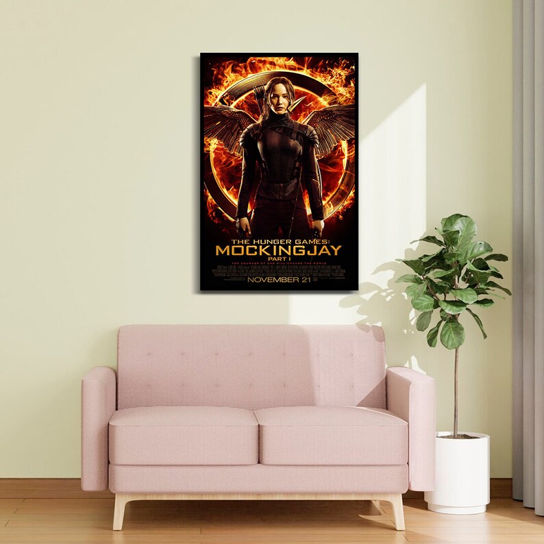 The Hunger Games Mockingjay Movie Poster, Canvas Poster Printing ...
