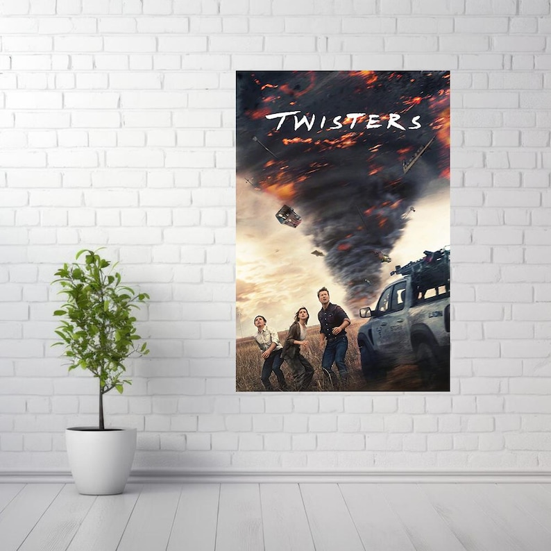 Twisters Movie Poster, Canvas Poster Printing, Classic Movie Poster ...