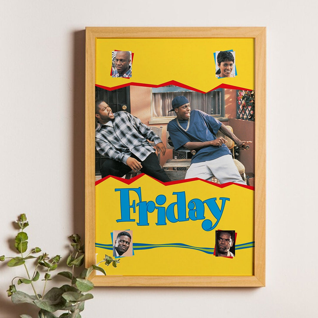 Friday Movie Poster, Canvas Poster Printing, Classic Movie Poster, Wall ...