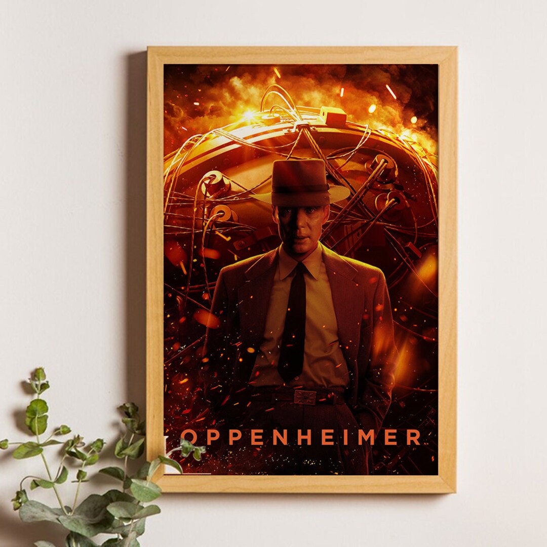 Oppenheimer Movie Poster, Canvas Poster Printing, Classic Movie Poster ...