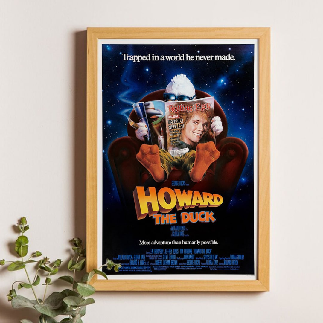 Howard the Duck Movie Poster, Canvas Poster Printing, Classic Movie ...