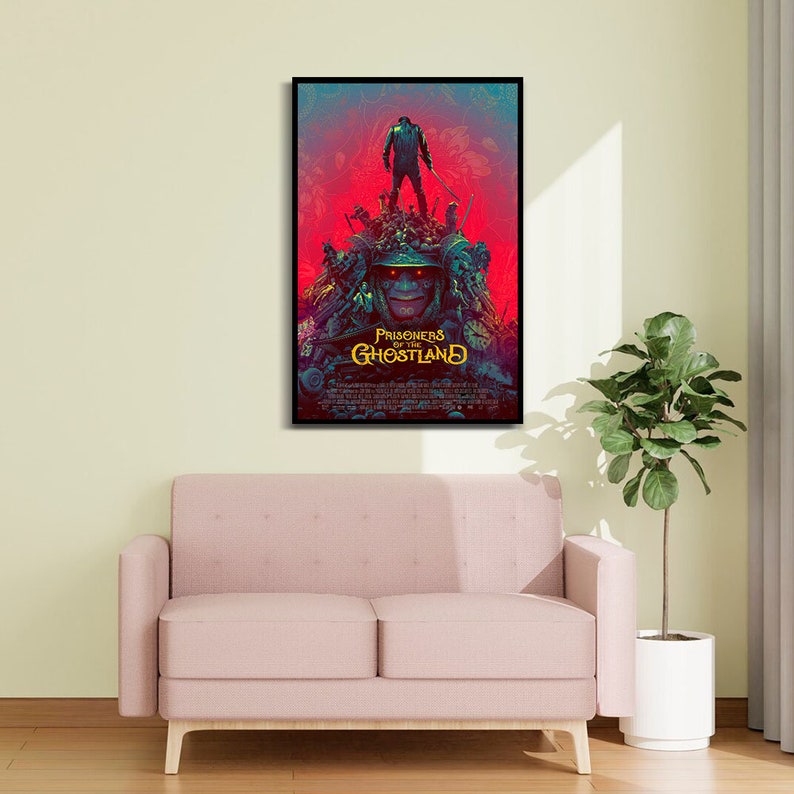 Prisoners of the Ghostland Movie Poster, Canvas Printing, Classic Film ...