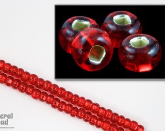 Red seed bead | Etsy