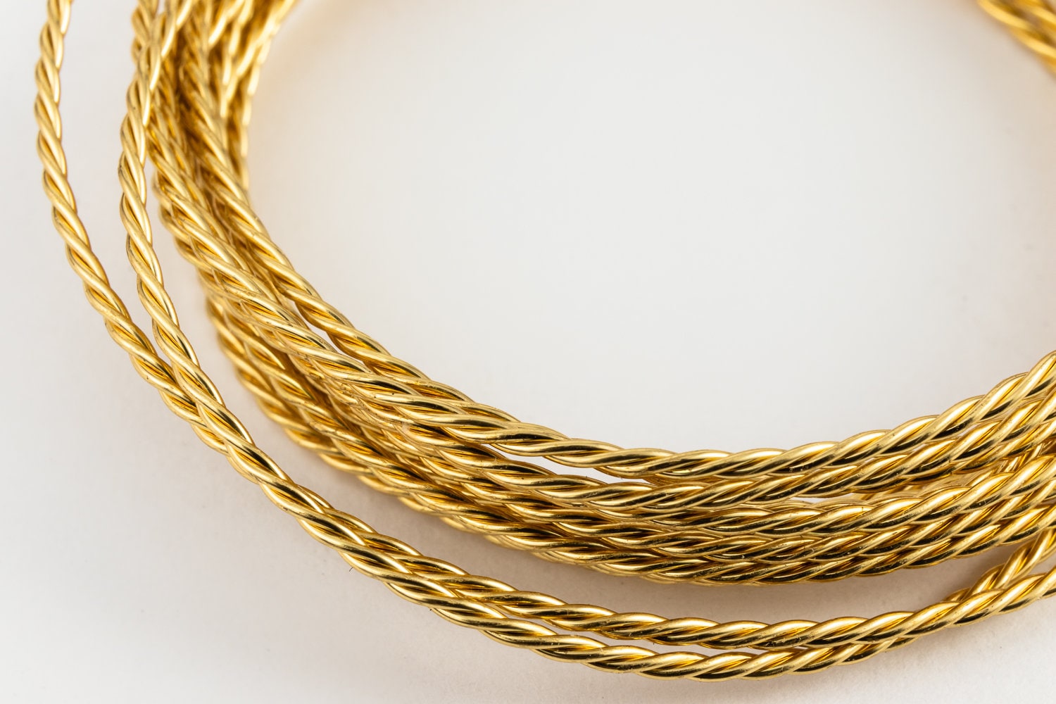 Artistieke draad. Messing 22 gauge twisted ronde Wire-4 YD 12 | Etsy