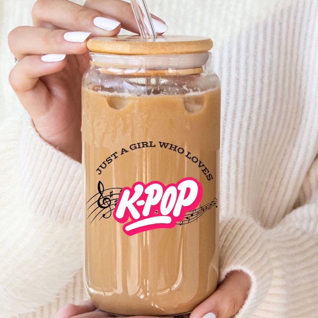 Iced Coffee Cup K Pop Tumbler Iced Beer Can Glass K Pop Gift Coffee Cup ...