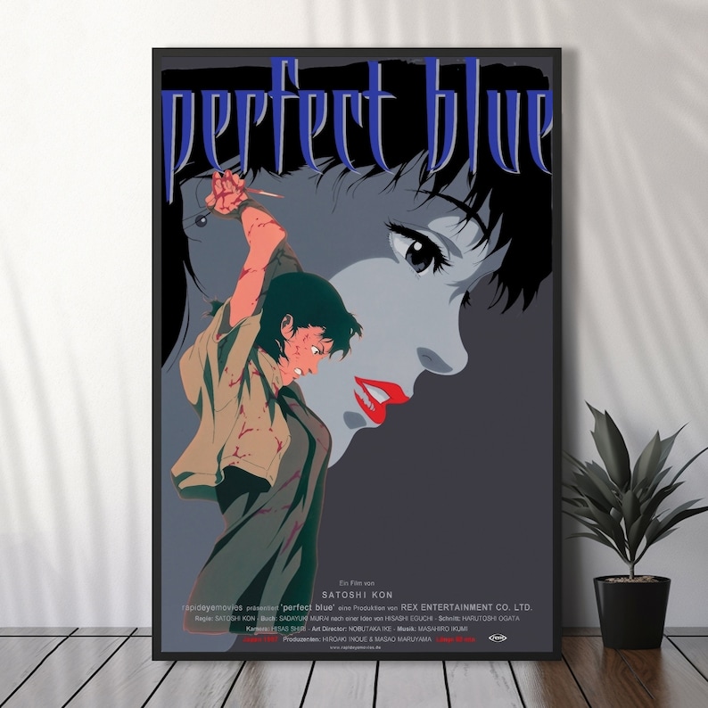Perfect Blue Movie Poster/canvas Poster/home Decor/room Decor/art ...
