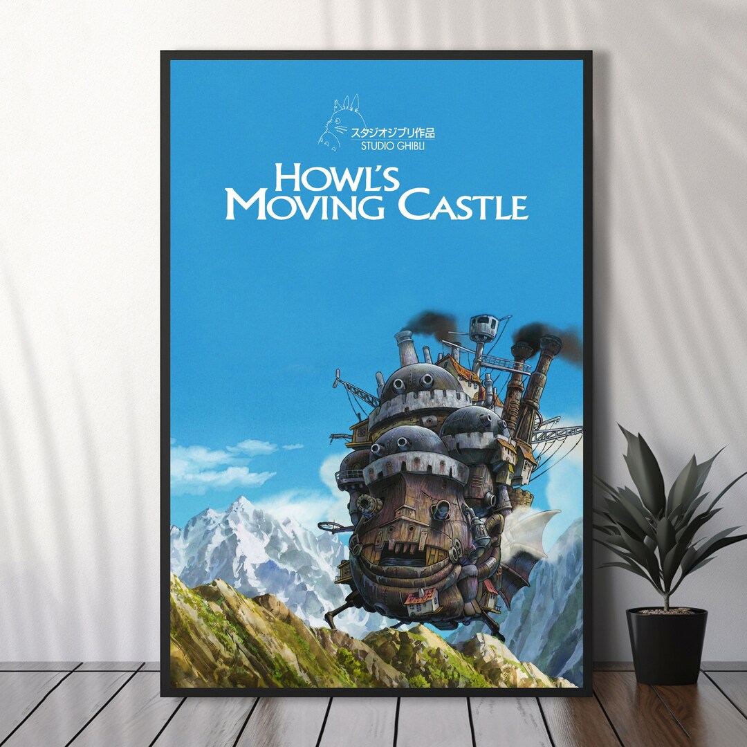 Howls Moving Castle Movie Poster/canvas Poster/home Decor/room Decor ...