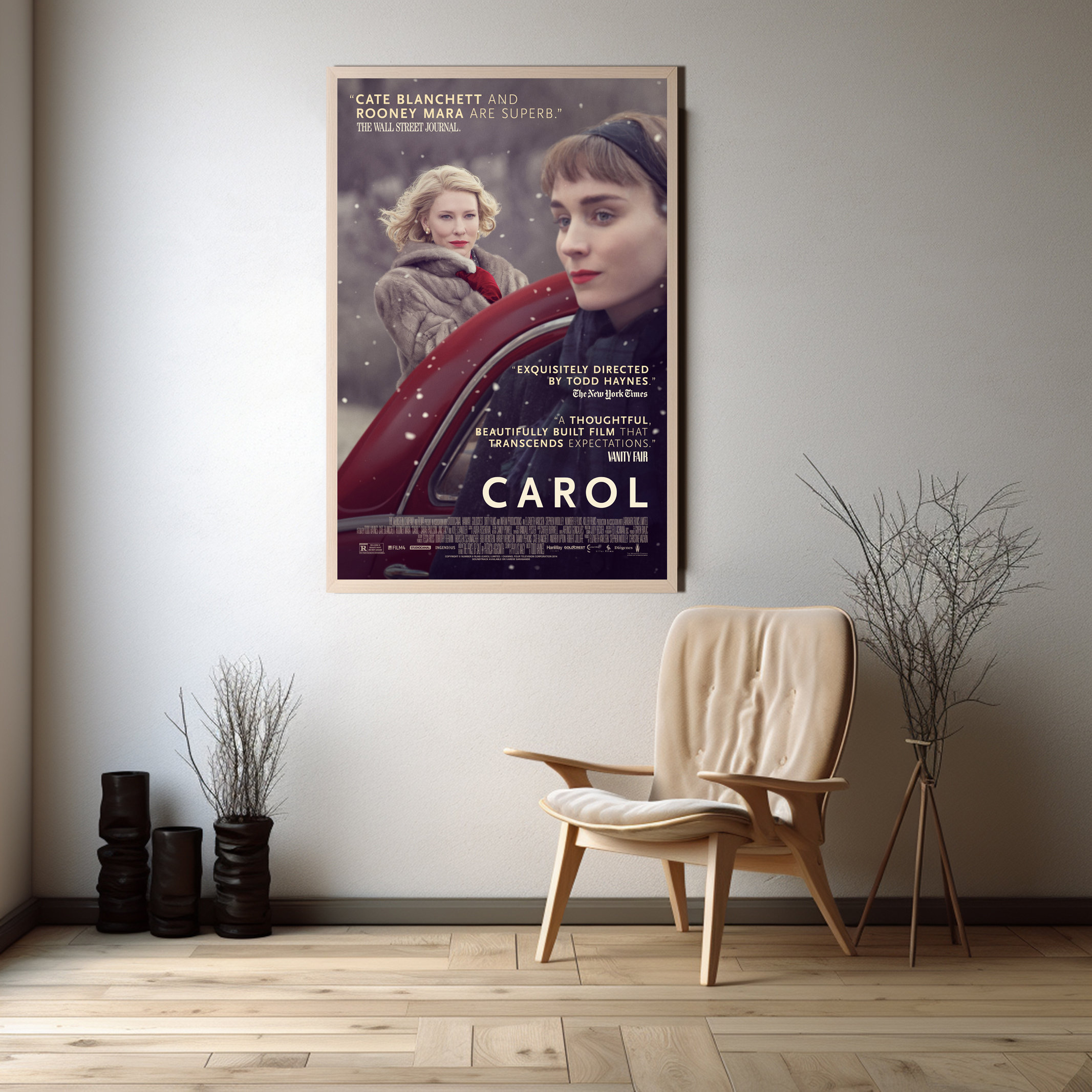 Carol Movie Poster/canvas Poster/home Decor/room Decor/art Poster Gift ...