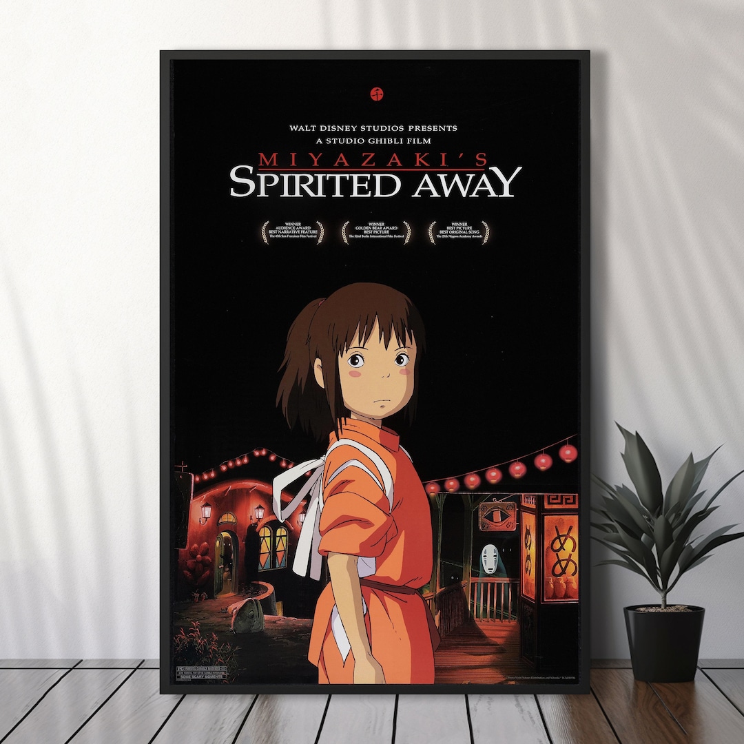 Spirited Away Movie Poster/canvas Poster/home Decor/room Decor/art ...