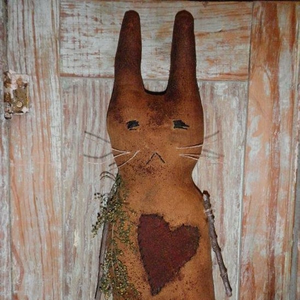 Primitive Rabbit Patterns - Etsy