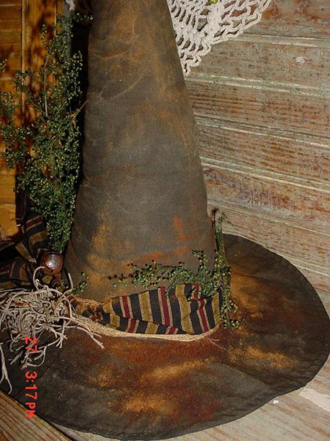 Primitive PATTERN Witch Hat Table Decoration Halloween Folk Art - Etsy
