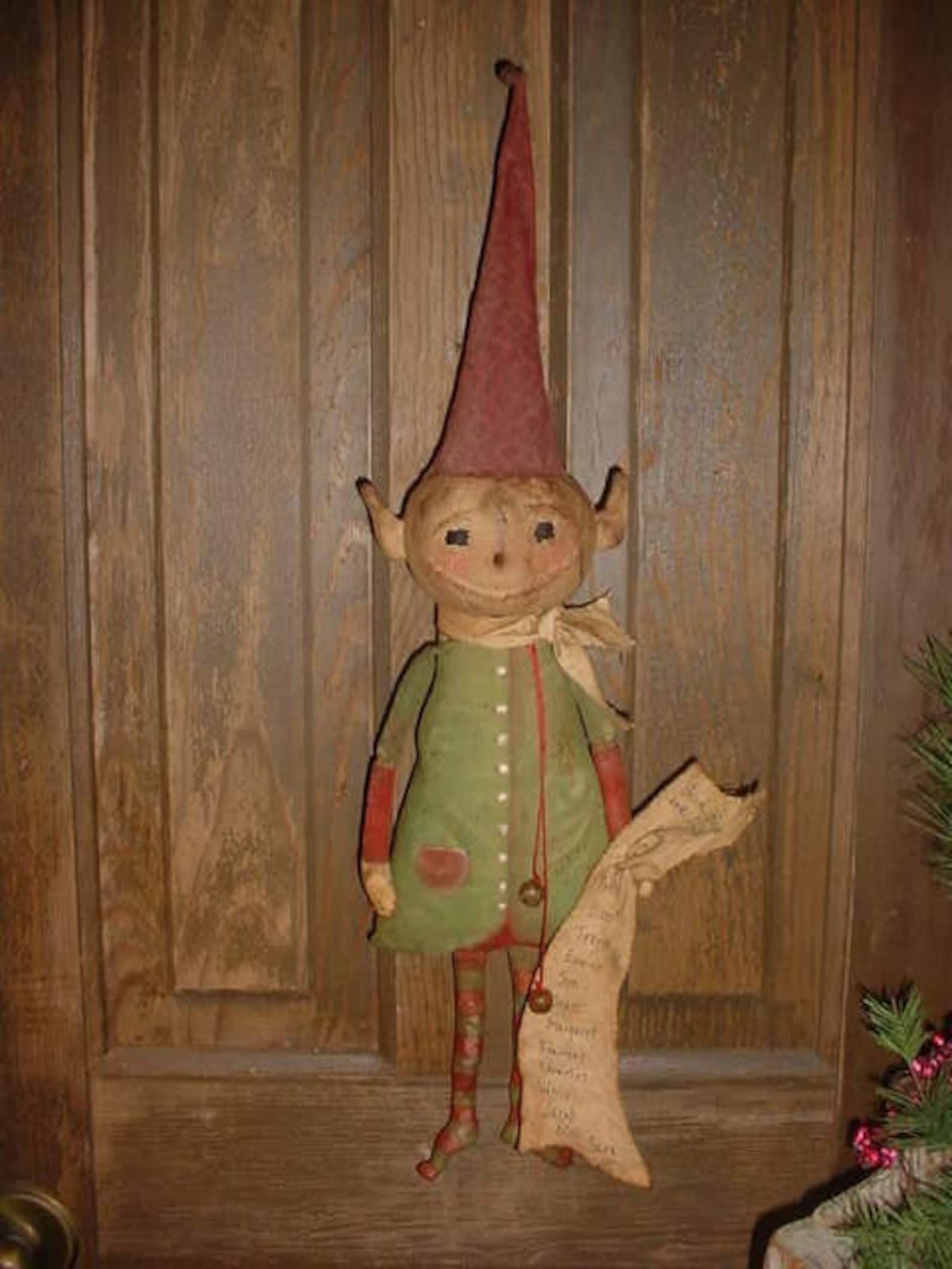 Primitive Elf Doll E-pattern - Etsy