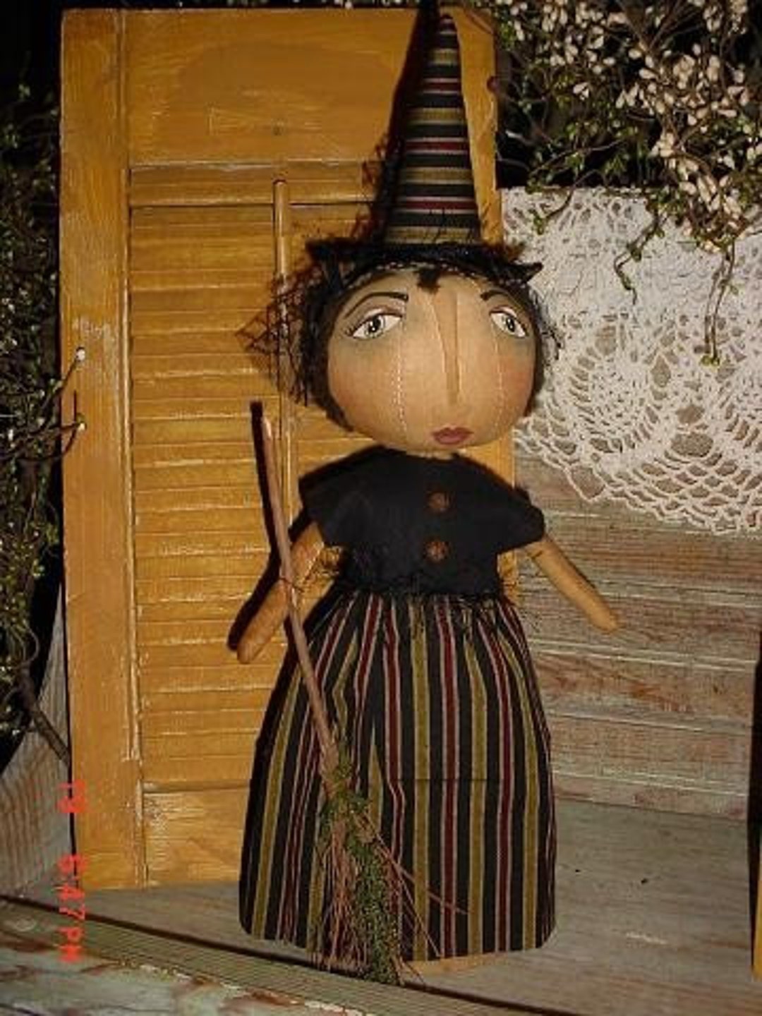 Fancy Primitive Witch Doll PATTERN Halloween Pattern - Etsy