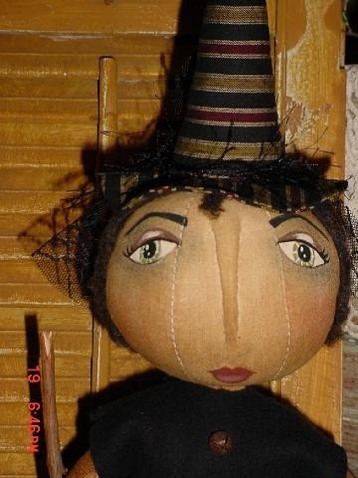 Fancy Primitive Witch Doll PATTERN Halloween Pattern - Etsy