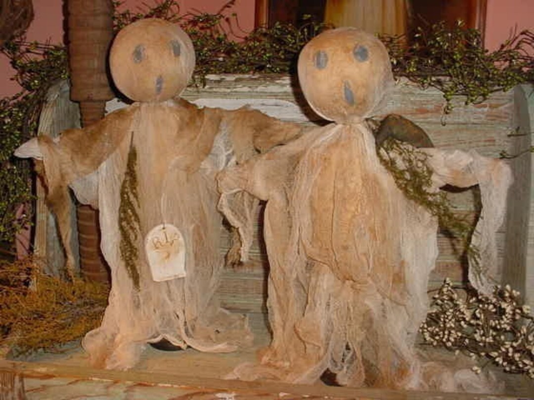 Primitive Ghost E-PATTERN Day of the Dead - Etsy