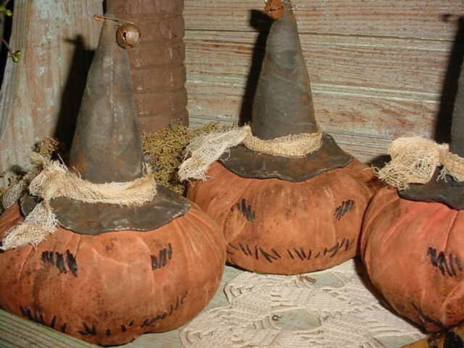 Primitive Pumpkin Head Witch Ornie E-PATTERN - Etsy