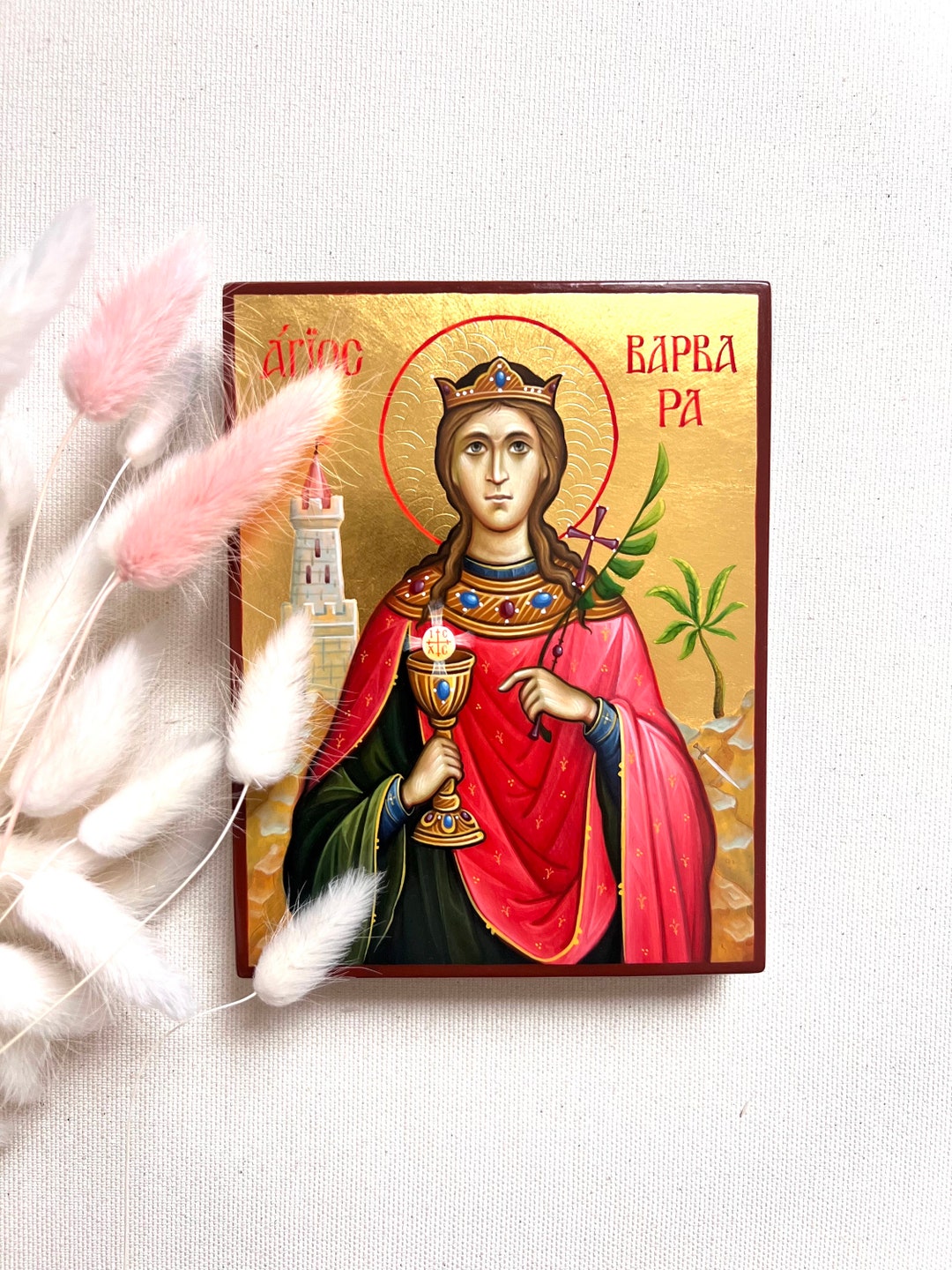 Custom Orthodox Icon: Handcrafted, Painted Religious Artwork ...