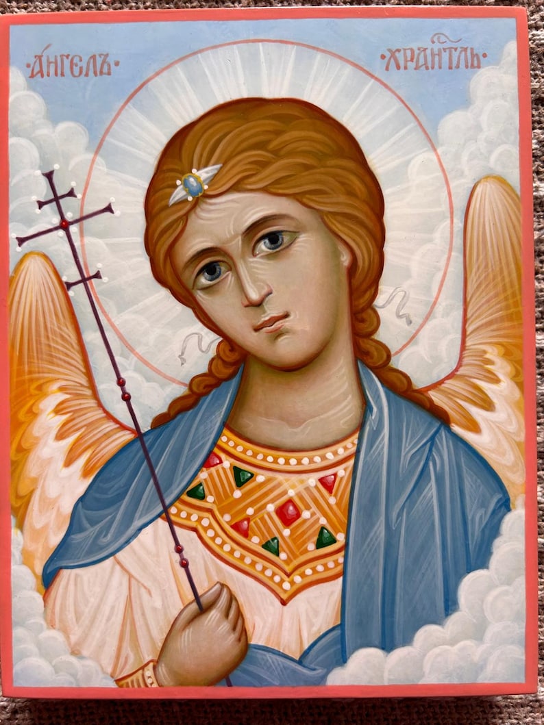 Personalized Hand-painted Orthodox Icon: Custom Size & Saint ...
