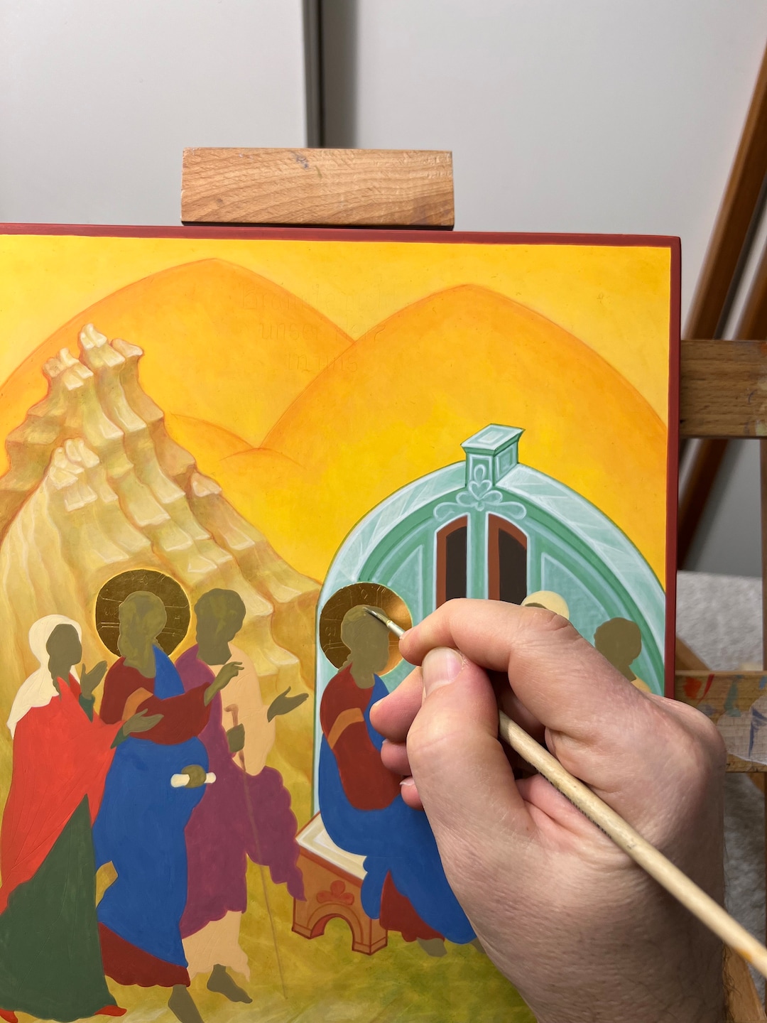 Custom Handmade Byzantine Icon: a Personalized Icon as a Christmas Gift ...