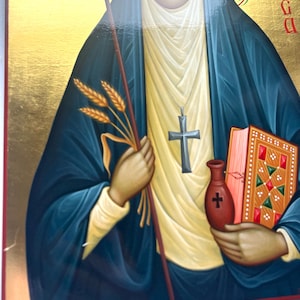 Saint Walburga Orthodox and Catholic Saint Large Prayer Icon 30/40/1cm ...