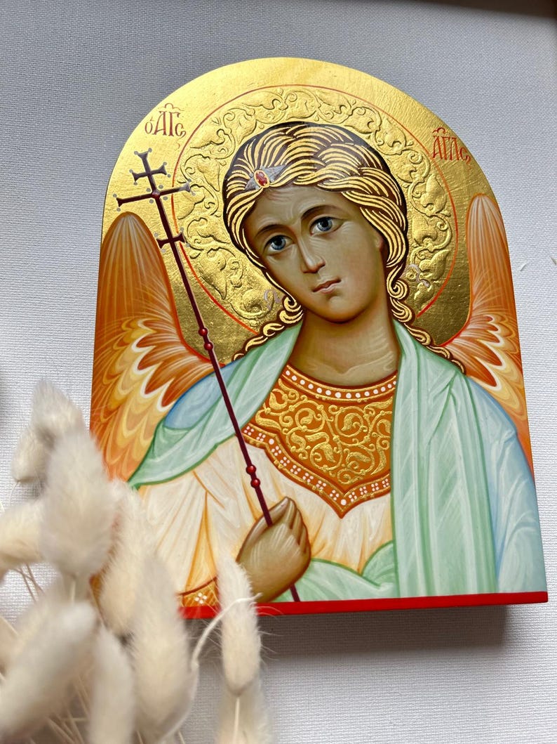 Personalized Hand-painted Orthodox Icon: Custom Size & Saint ...