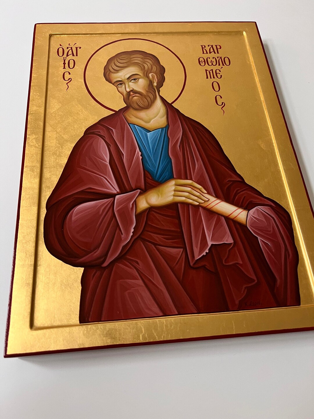 Holy Apostle Bartholomew, Byzantine Icon, Icon for Prayer at Home and ...