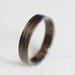 Water Ring . Textured Woodgrain Ring . Minimal Textured Ring . Oxidized ...