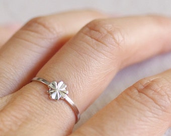 4 Leaf Clover Ring - Etsy