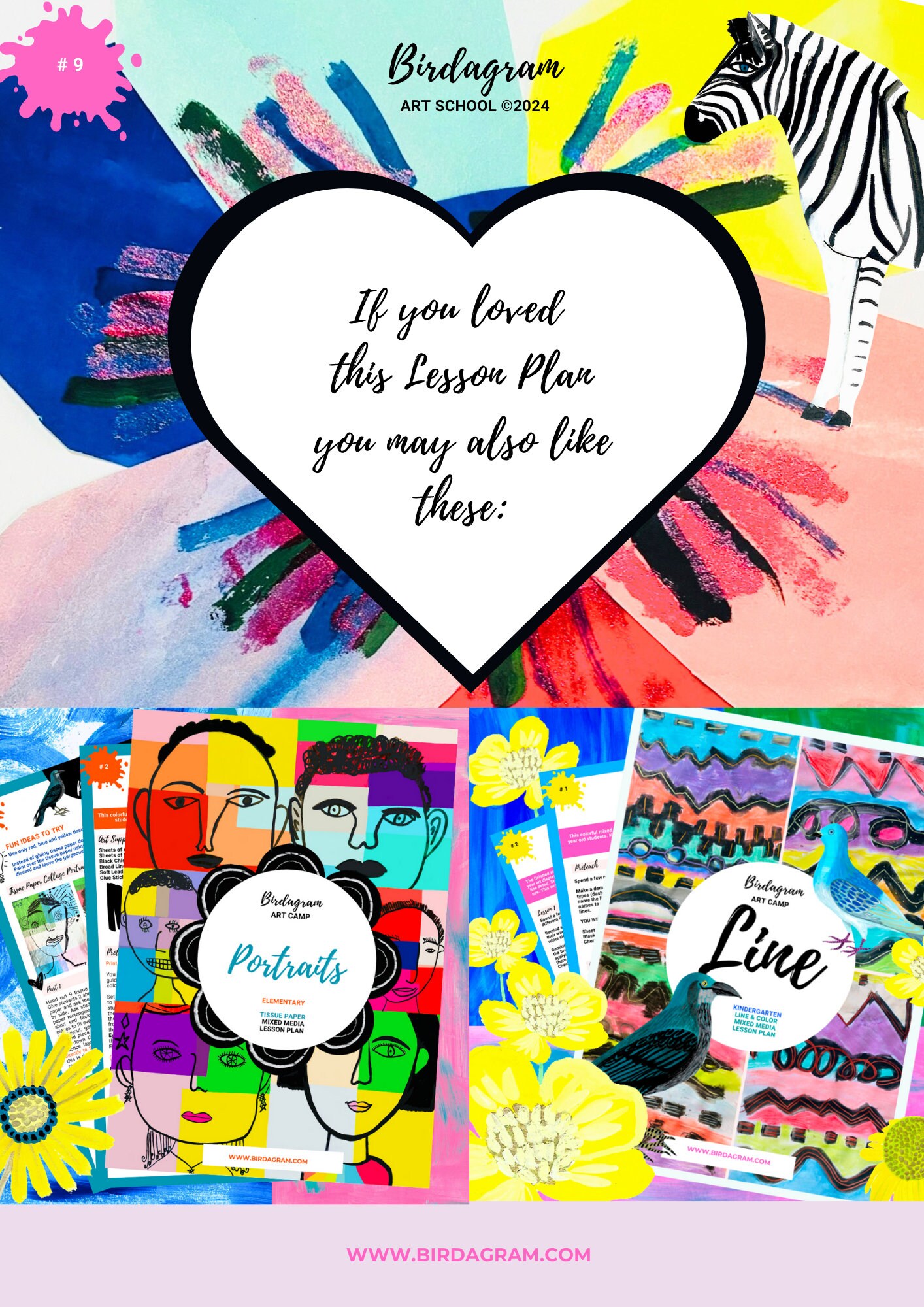 Digital Download Mixed Media, Collage, Printmaking and Color Theory ...