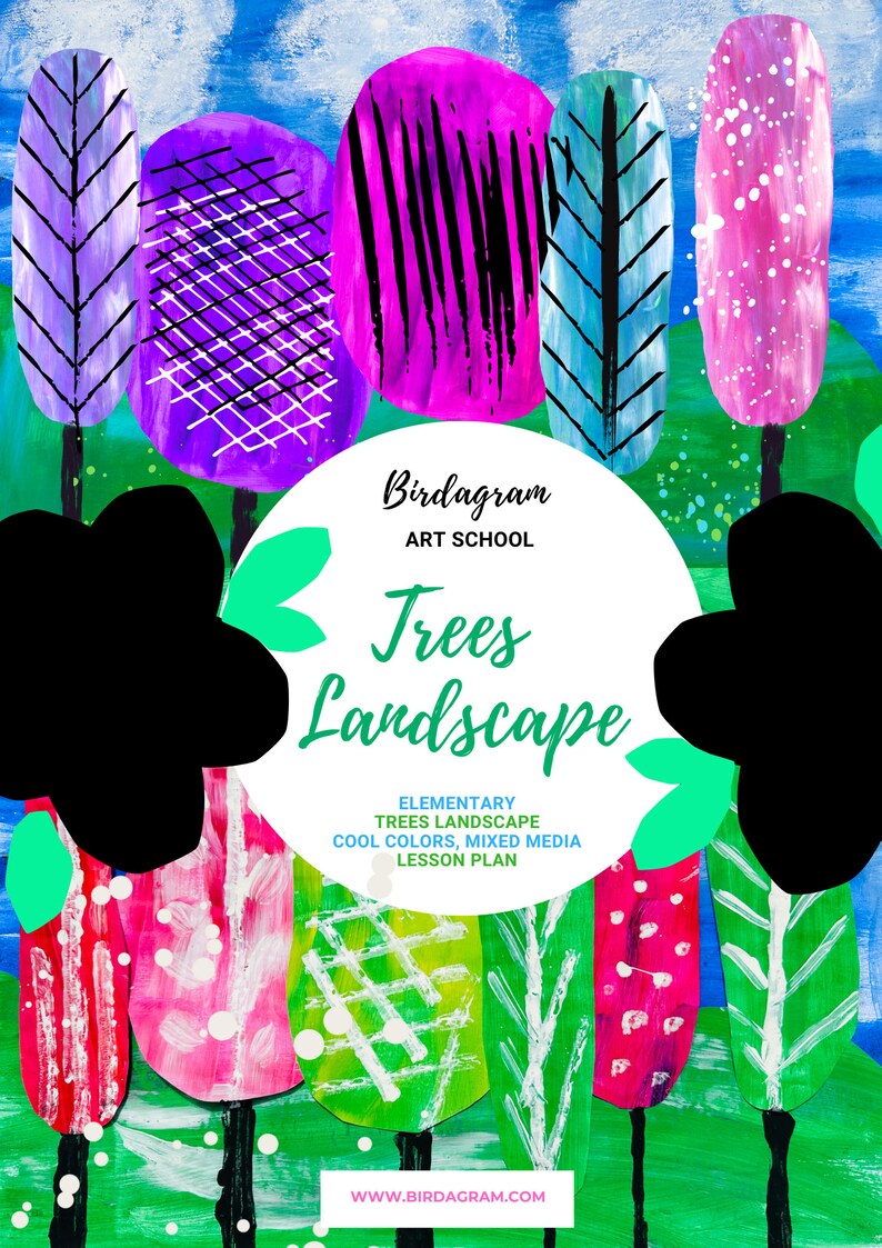 Digital Download Mixed Media, Collage, Printmaking and Color Theory ...