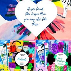 Kindergarten Art Lesson Plan | Elements of Art | Mixed Media Line and ...