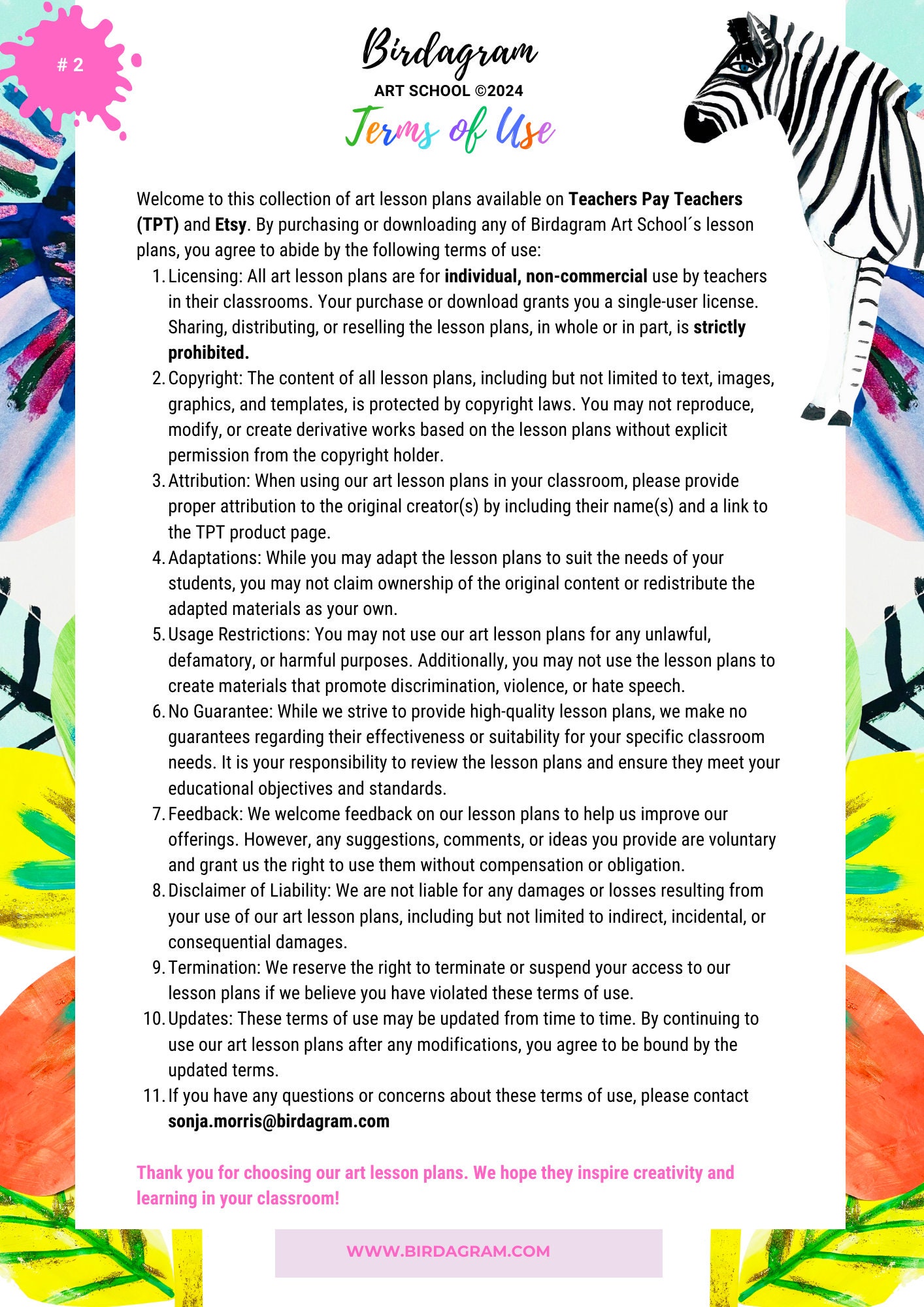 Digital Download Mixed Media, Collage, Printmaking and Color Theory ...