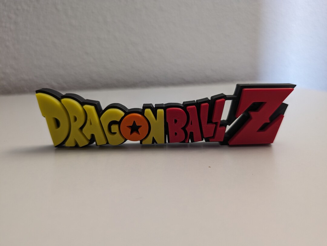Dragon Ball Z Logo 3D Anime Original Gift Decoration - Etsy