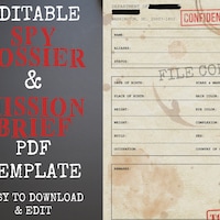 Suspect Printable Signs, Spy Party Mission Kit, Printables Secret Agent ...