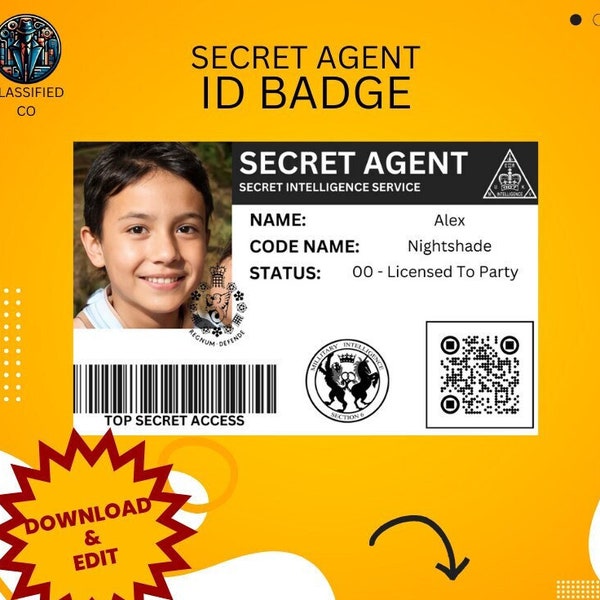 Secret Agent Party - Etsy