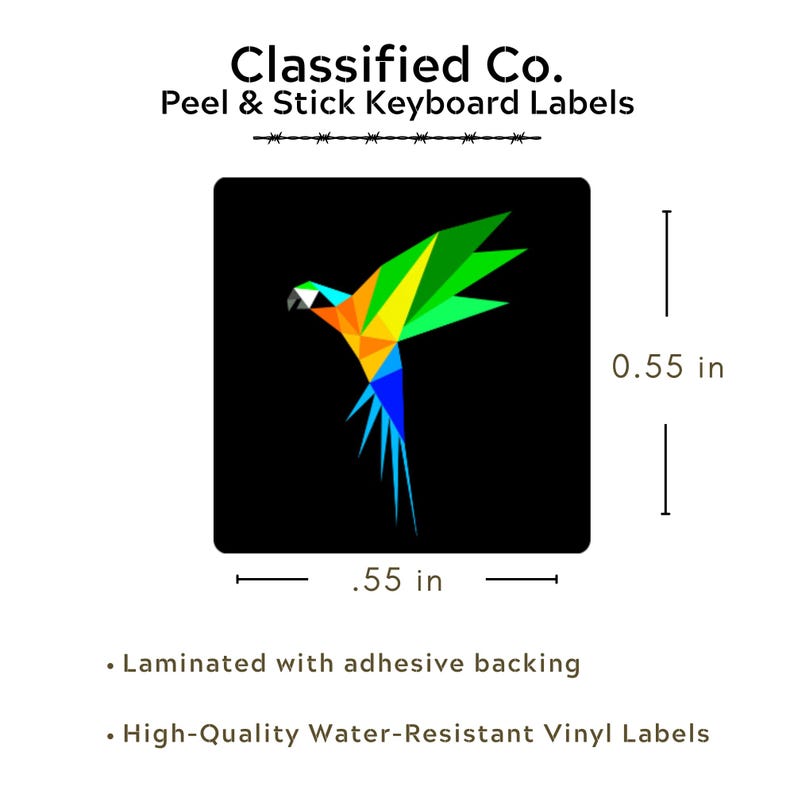 Four Keyboard Overlay Stickers | Decal for Linux | Tux | Cute Penguin ...