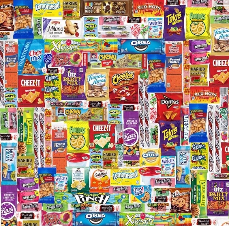 Assorted Snack Box - Etsy