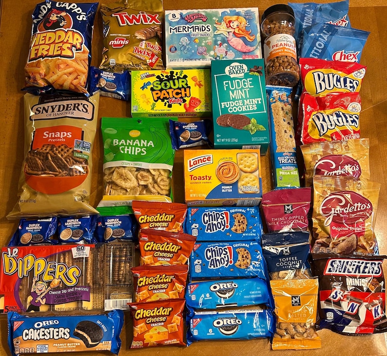 Assorted Snack Box - Etsy