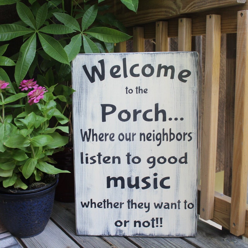 Funny Porch Sign - Etsy