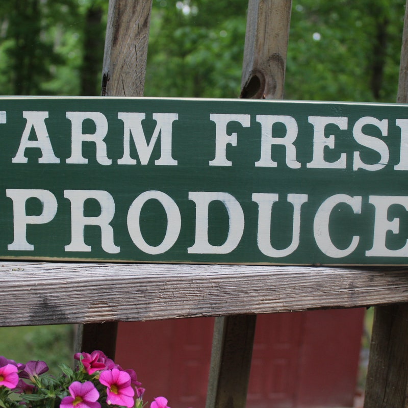 Produce Signs - Etsy