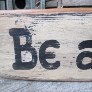 Primitive-wood-sign-be-a-nice-human Wood Sign Primitive Wood - Etsy