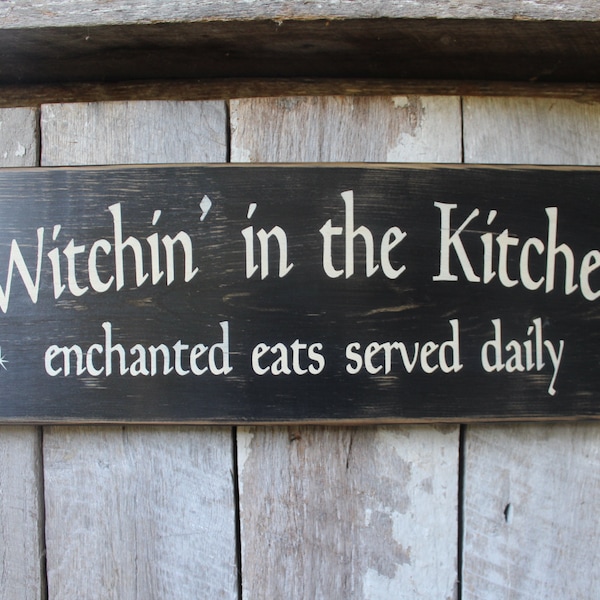 Kitchen Witch Sign - Etsy