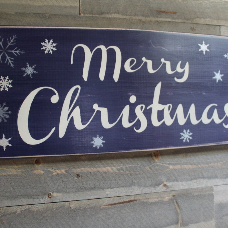 Blue Christmas Decor - Etsy