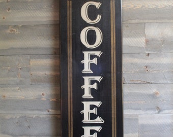 Coffee Wood Sign | Etsy