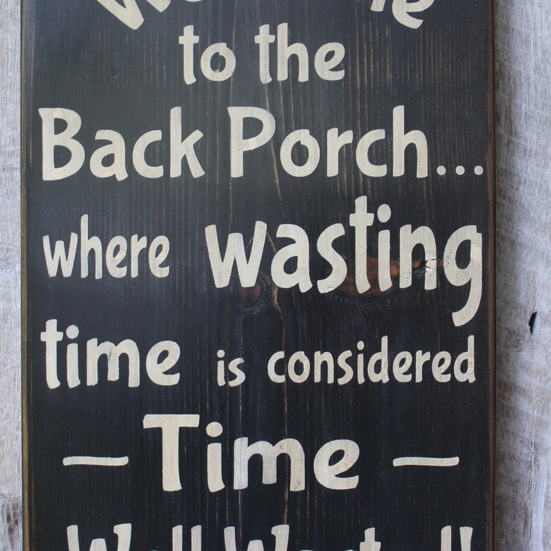 Back Porch Sign - Etsy