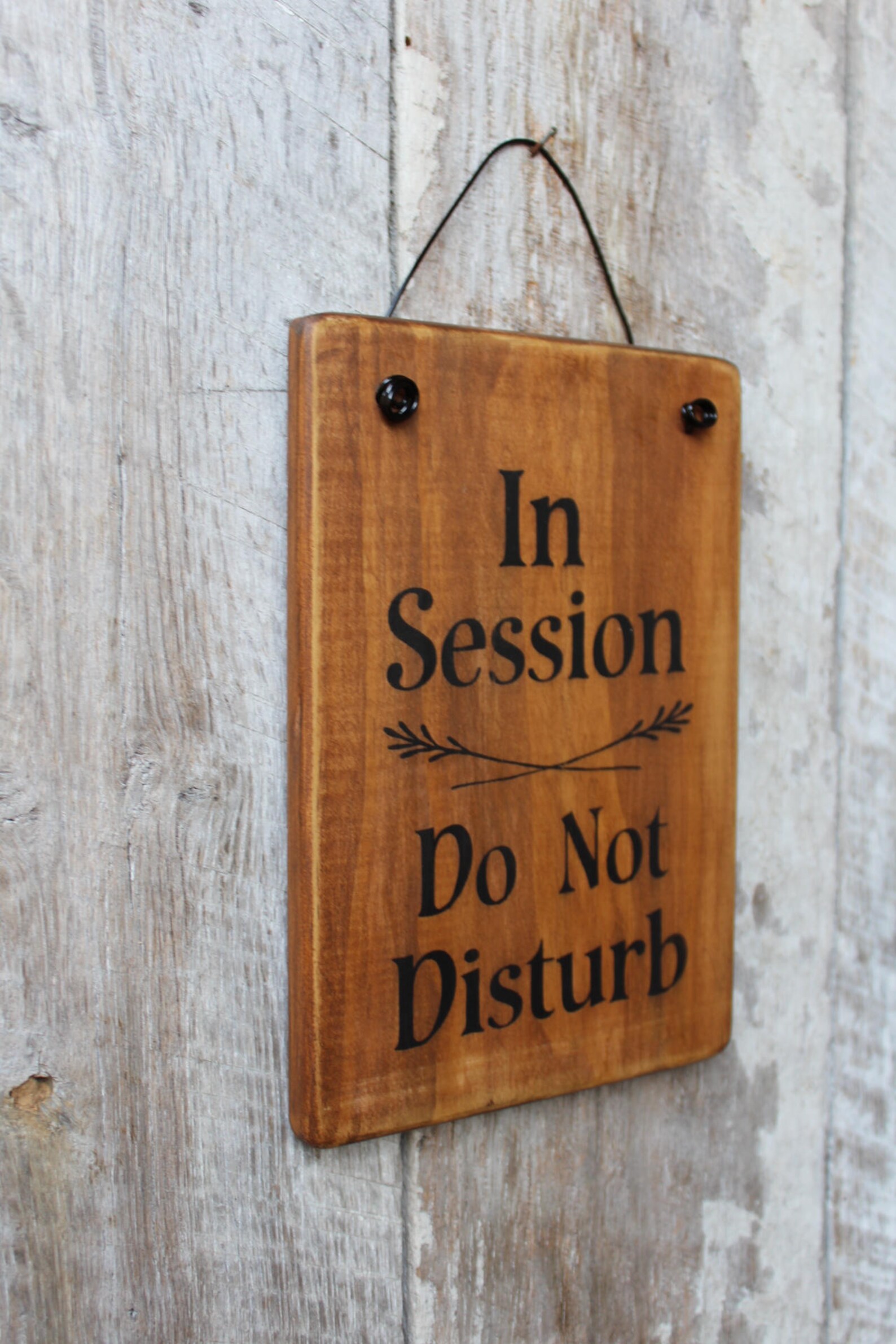In Session Do Not Disturb Wood Sign Hanging Sign Therapy Room - Etsy